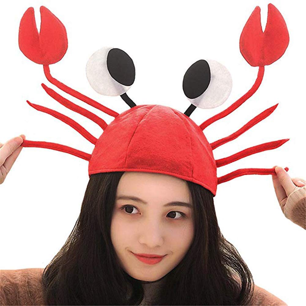 Snapklik.com : Adult Crab Hat Lobster Costume Accessory Hat Funny ...
