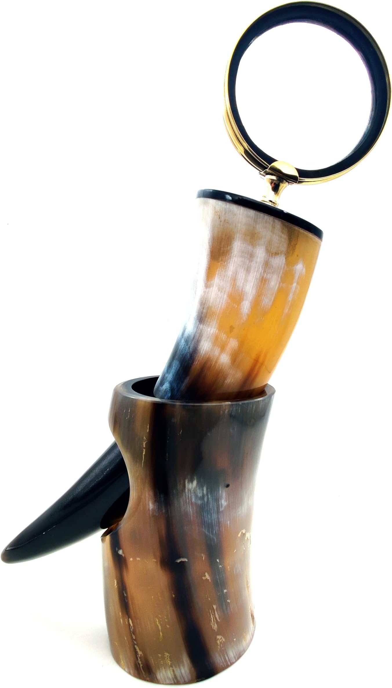 Amazon.com: Magnifying Glass - Large Size Real Horn Magnifying Glass ...