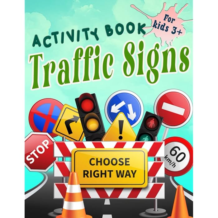 Buy Traffic Sign Activity Book: Activity Book Of Traffic Sign With ...
