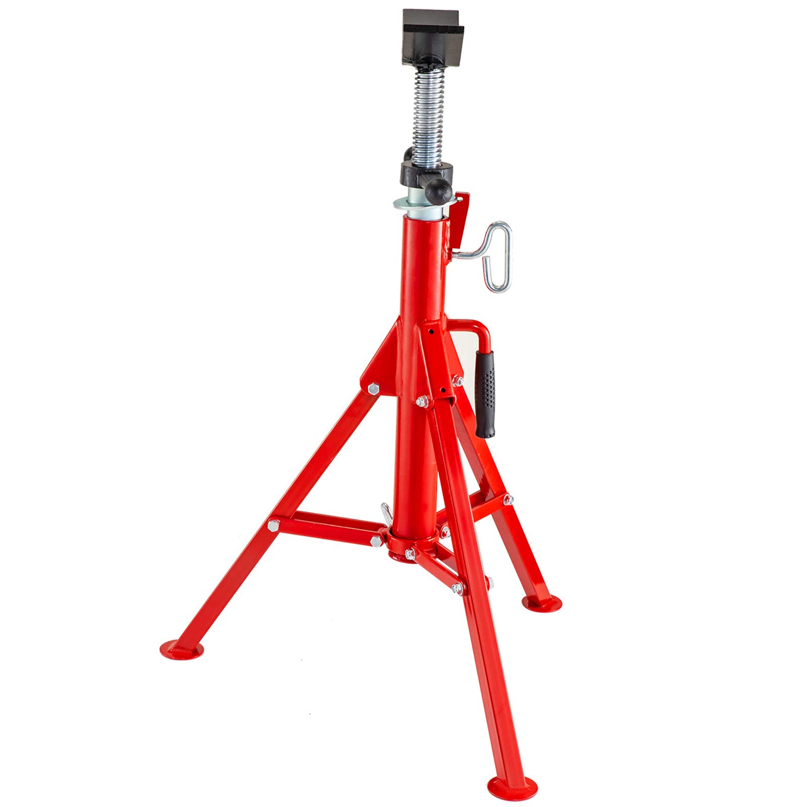 Mophorn V Head Pipe Stand Adjustable Height 28-52 Inch, Pipe Jack ...