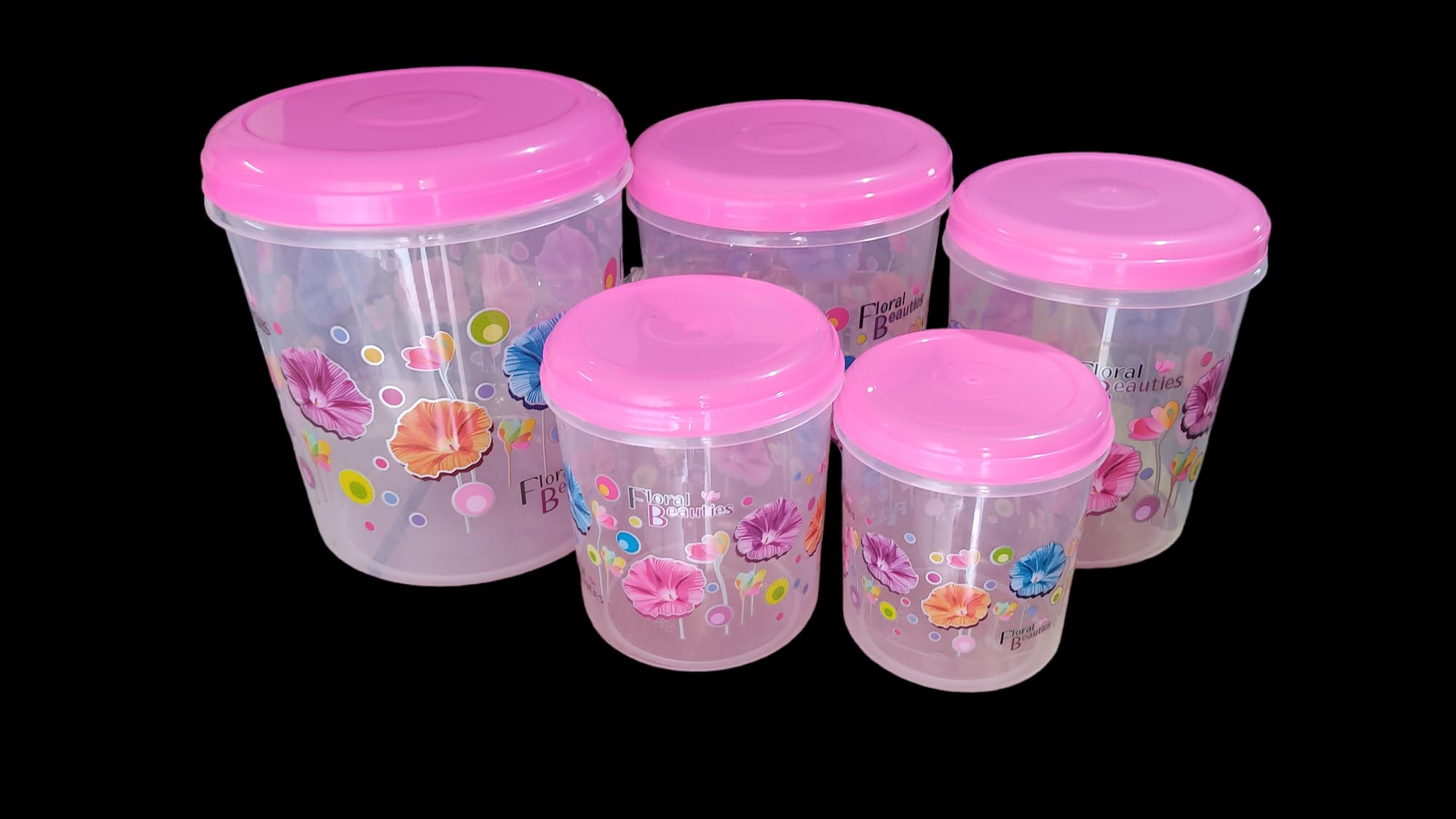 Buy GinoSet ® Air Tight Grocery Containers For Kitchen Storage Set ...