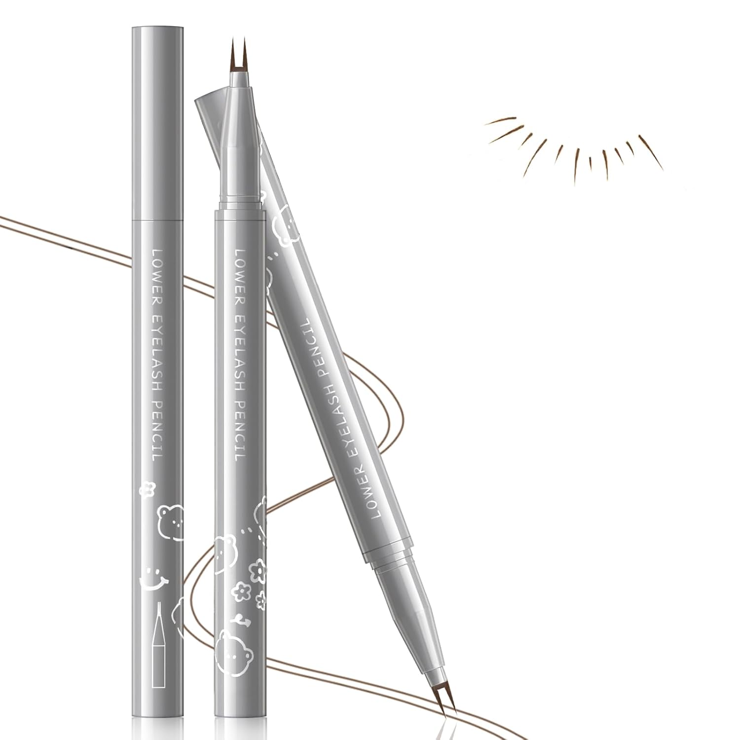 Amazon.com : NewBang Double Tip Lower Eyelash Pencil Waterproof Anti ...