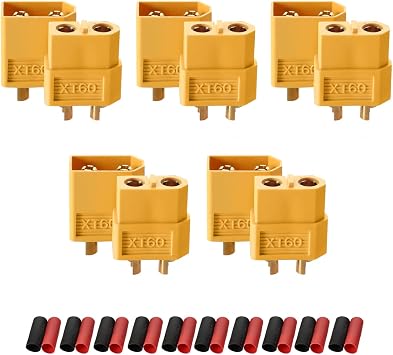 Amazon.com: Ledvillage 5 Pairs, XT60H XT-60 Male & Female Bullet ...