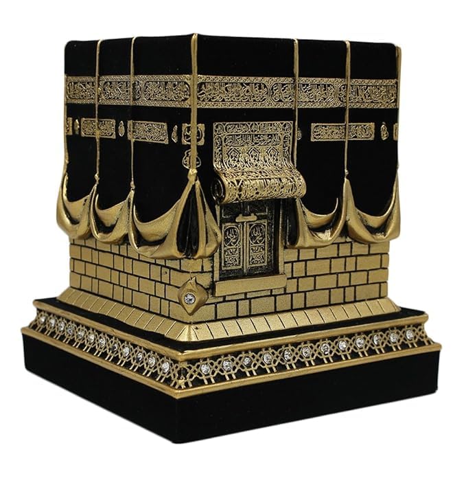 Buy kk enterpises Brass Islamic Home Table Decor Kaba Replica Model ...