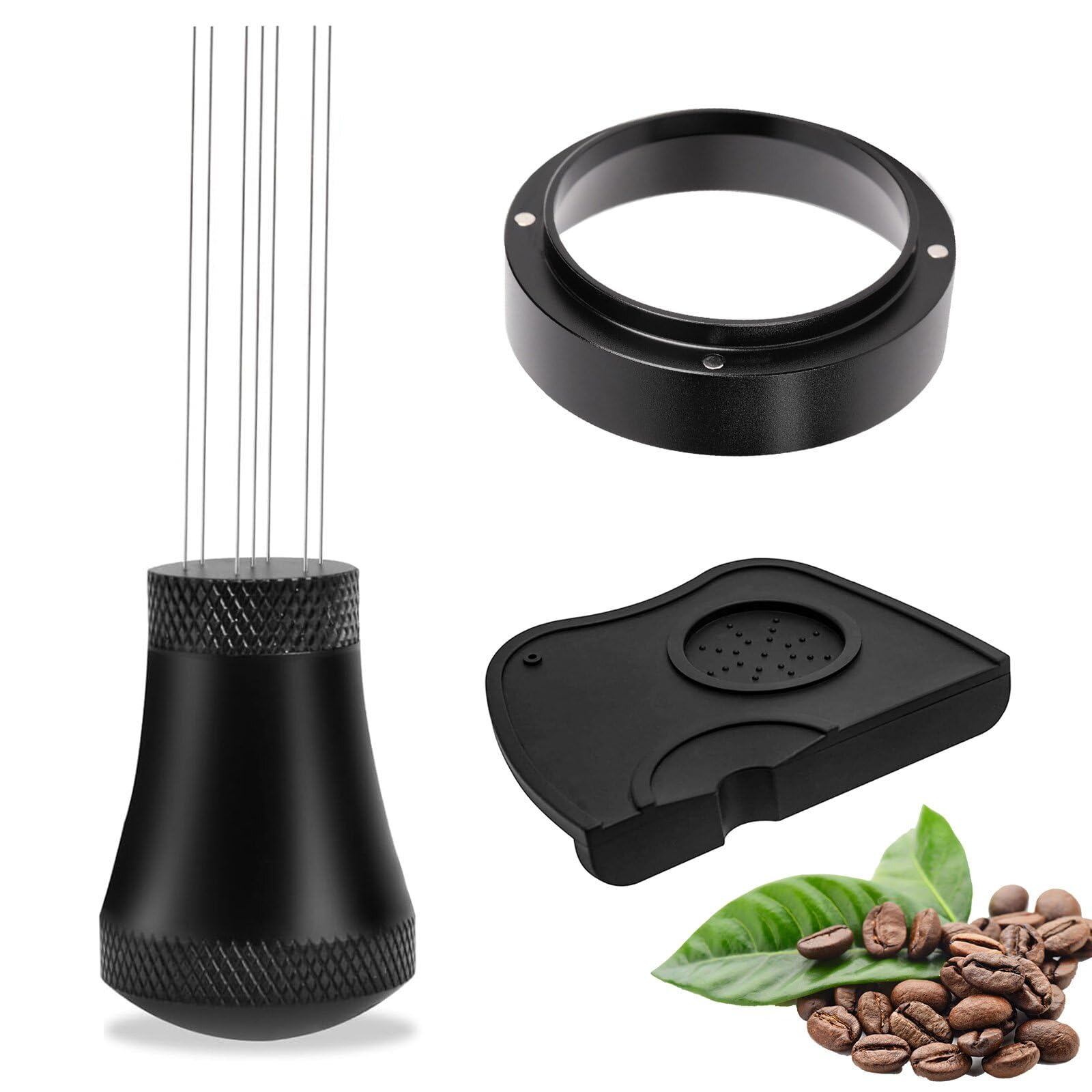 Amazon.com: 3PC Espresso Machine Accessories, Coffee Tamper Set ...