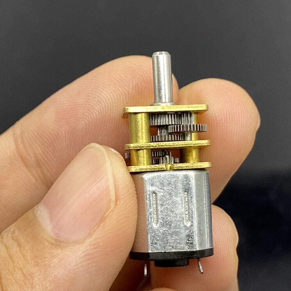 Amazon.com: Small Mini N10 Gear Motor DC 3V-6V 5V 50RPM 80RPM 170RPM ...