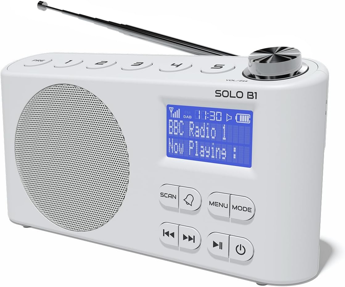 Pure ELAN-ONE FM/DAB+ Radio with Bluetooth - White : Amazon.co.uk ...