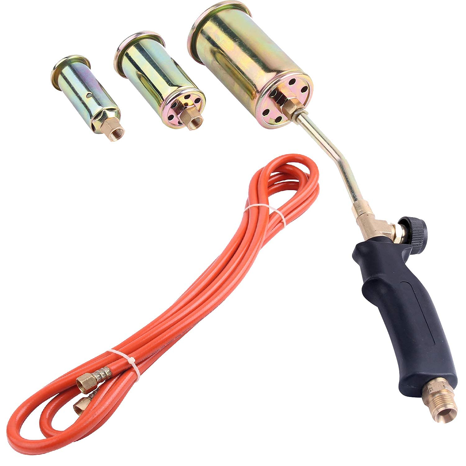 Buy Blow Burner Plumbers Kit With 3 Heads - Butane Propane Heating Brazing Torch | 25mm, 35mm ...