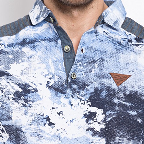 Buy Copperstone Men's Casual Printed T-Shirt (8903944858978_Blue ...