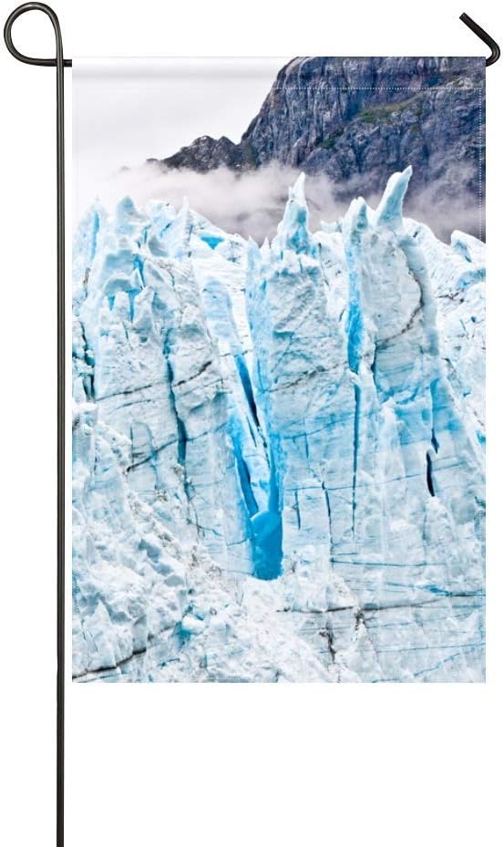 Amazon.com : DongGan Garden Flag Glacier Ice Frozen 12x18 Inches ...