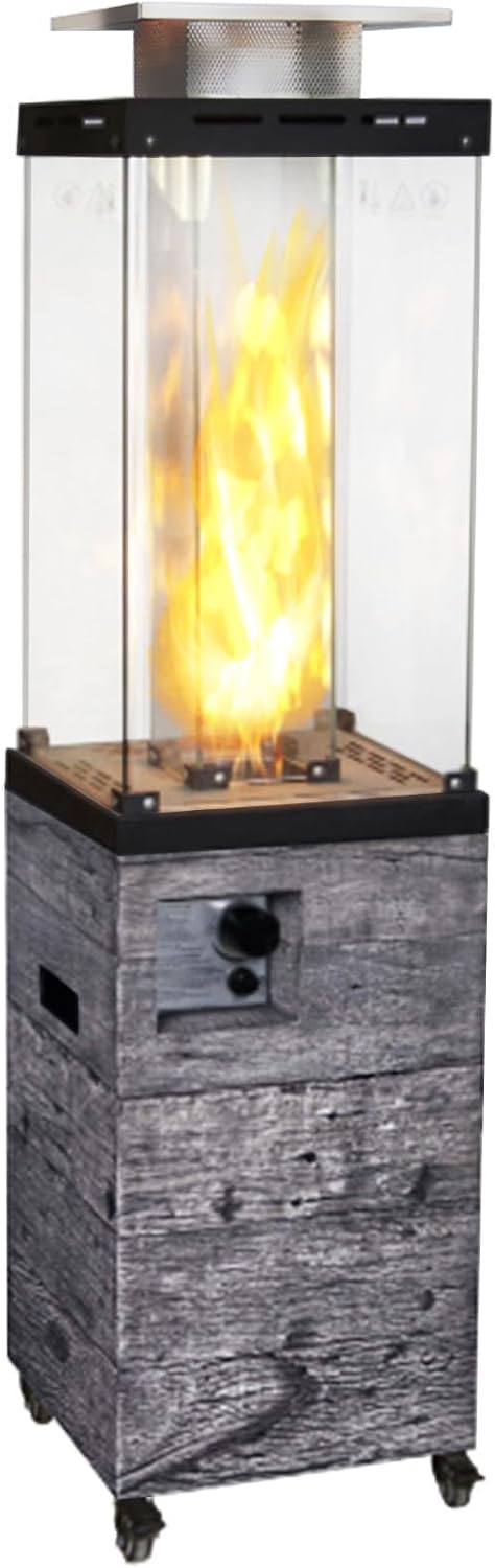 Amazon.com: Afterglow Outdoor Patio Propane Fire Heater with Weather ...