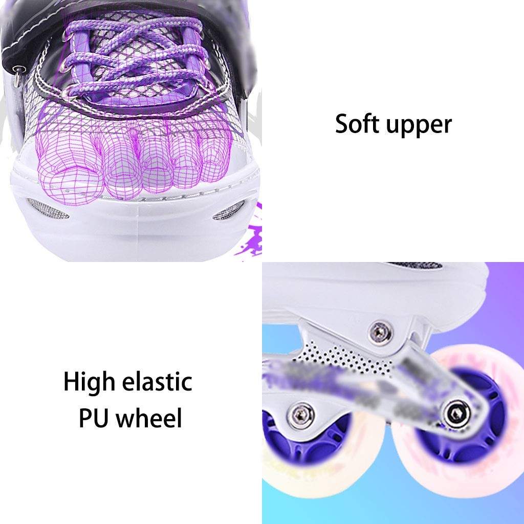 Patines Morados Para Mujer Amazon.com: NEMONE Patines En Línea De