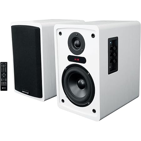 Amazon.com: Sanyun SW206 80W Active Dual-Mode Bookshelf Speakers, 4inch Studio Monitor and HiFi ...