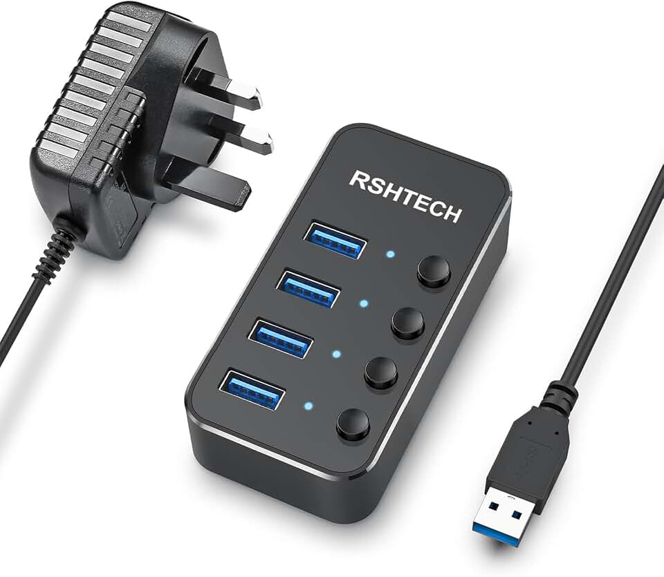 Amazon.co.uk: USB Hubs - USB Hubs / Accessories: Computers & Accessories