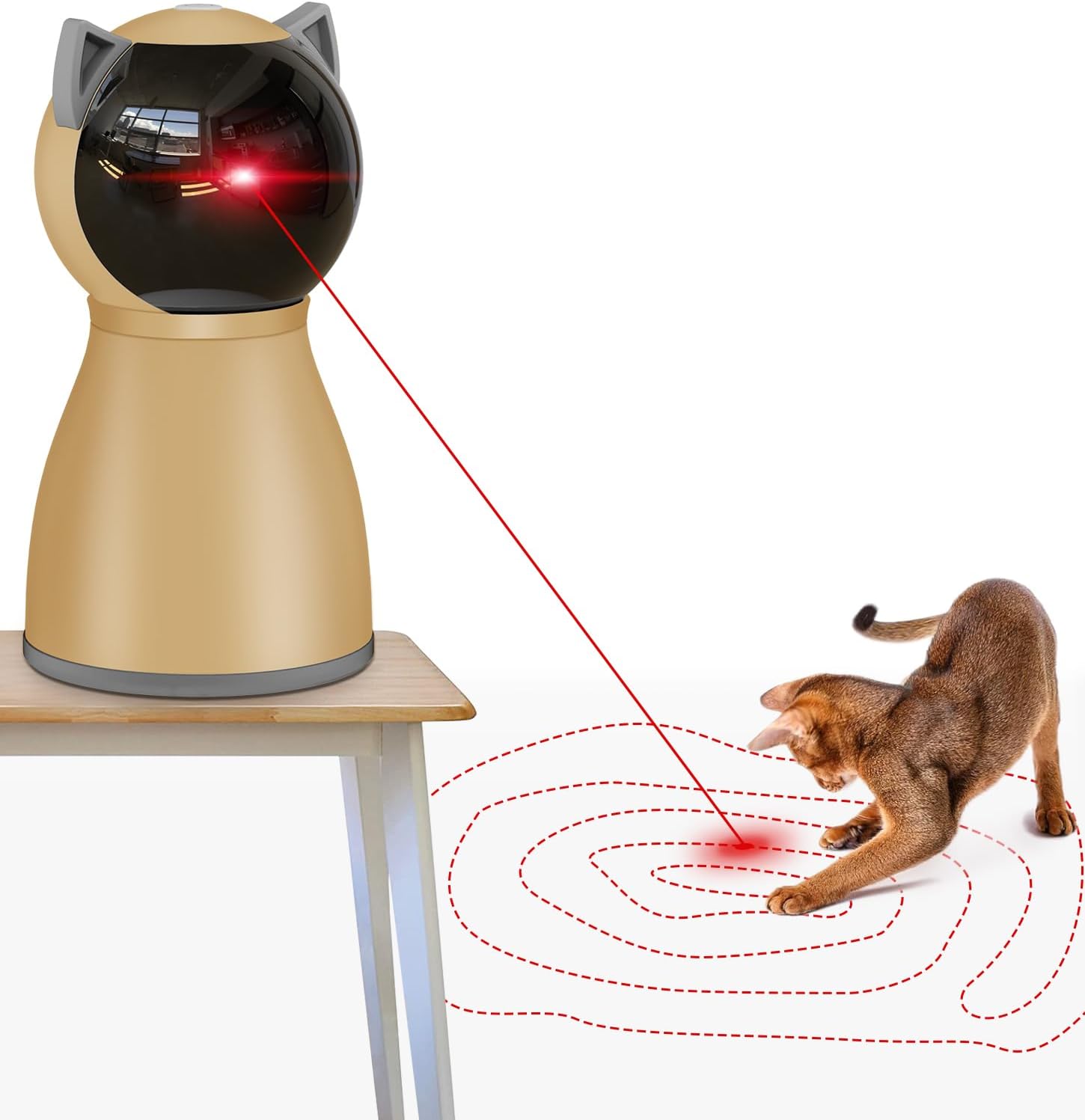 Amazon.com: YVE LIFE Laser Cat Toys for Indoor Cats,The 4th Generation ...