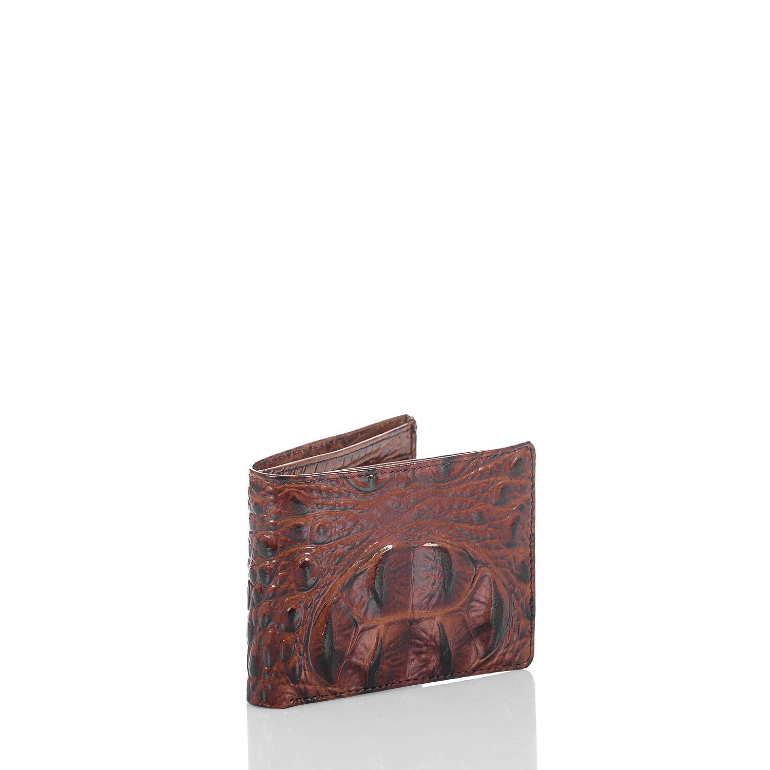 Snapklik.com : BRAHMIN Brown Mens Modern Minimalist RFID Protected ...