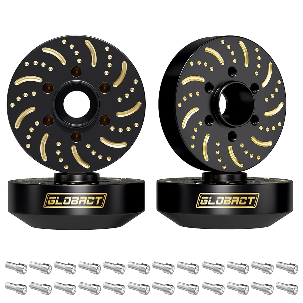 Amazon.com: GLOBACT Black Brass Extended Wheel Weights Hubs 340g ...