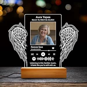 Amazon.com: Custom Personalized Photo Spotify Plaque LED Picture Frame ...