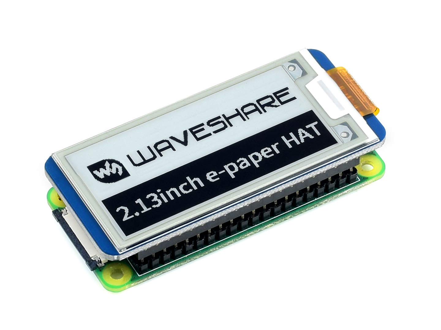 Waveshare 2 13 Inch E Paper Display HAT 250x122 Resolution E Ink Screen Electronic Paper Module waveshare-2-13-inch-e-paper-display-hat-250x122-resolution-e-ink-screen-electronic-paper-module