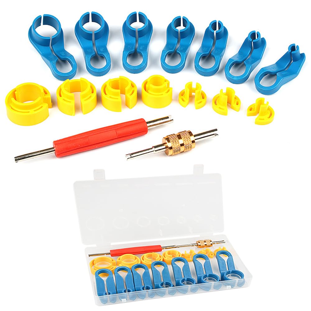 Amazon.com: 16PCS Car AC Fuel Line Disconnect Tool Set with Storage Box ...