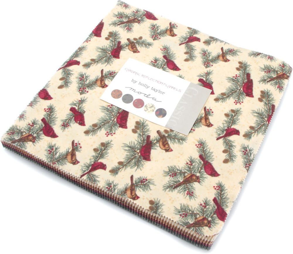 Amazon.com: Cardinal Reflection Flannels Layer Cake®, 42 - 10" Precut ...