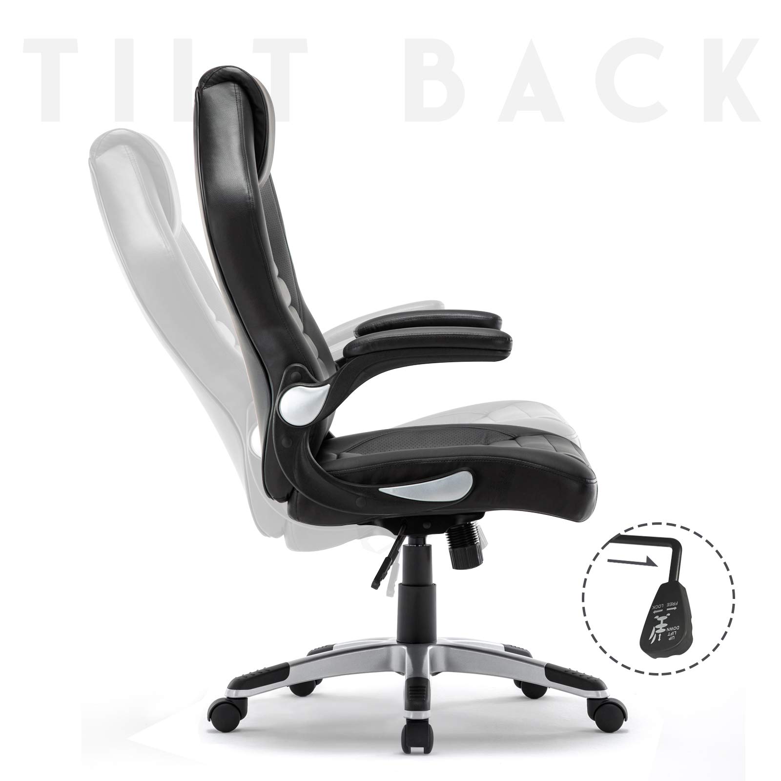 Buy IntimaTe WM Heart Gaming Chair, High Back PU Executive Office Chair ...
