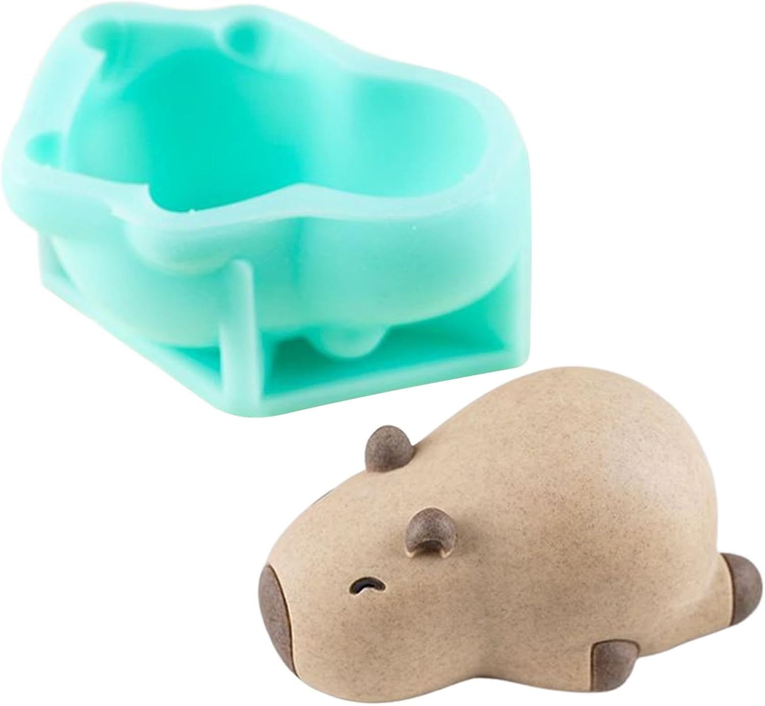 Amazon.com: 3D Silicone Molds, Silicone Cake Molds Capybara Shaped, Non ...