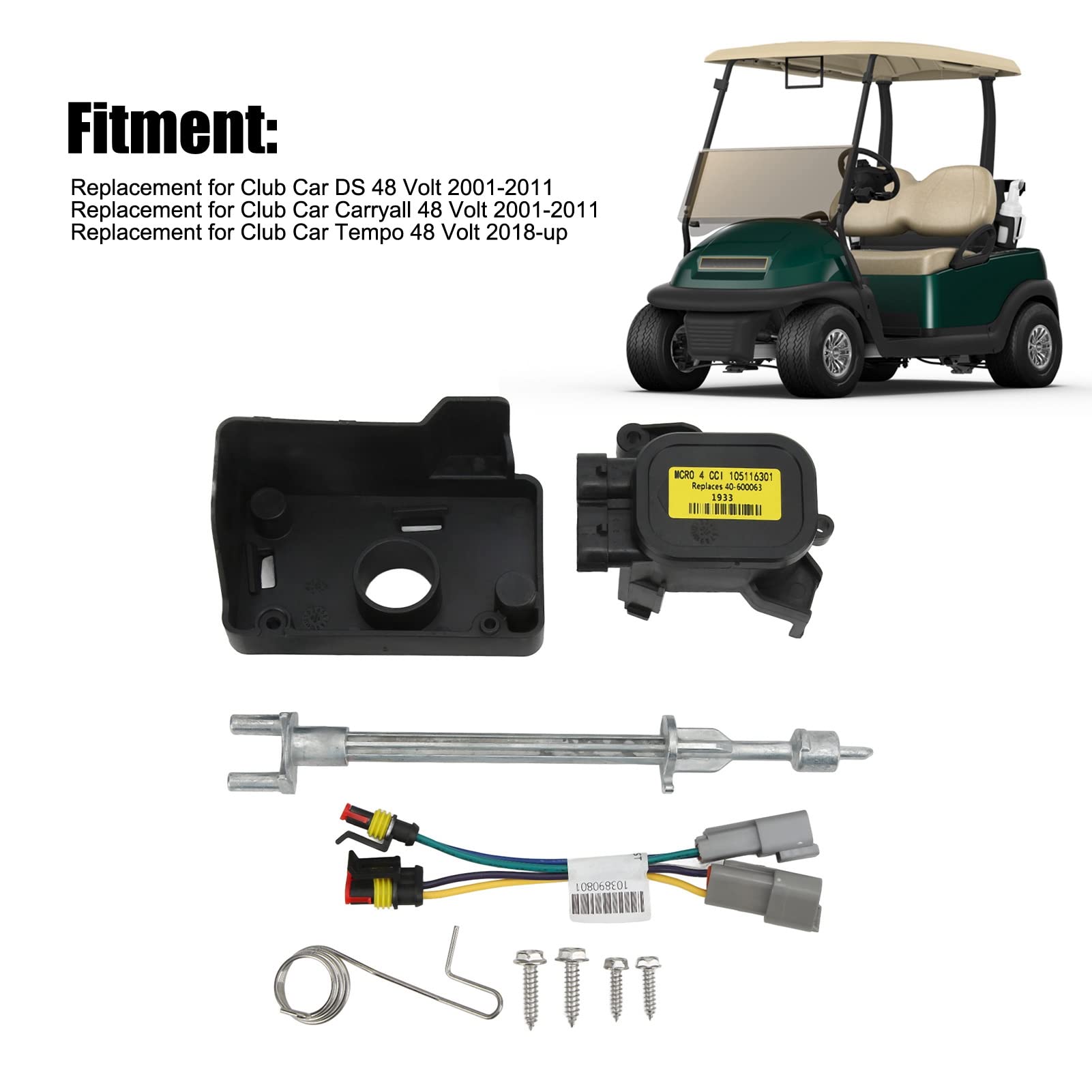 MCOR 4 Throttle Potentiometer For Club Car DS / Precedent 105116301