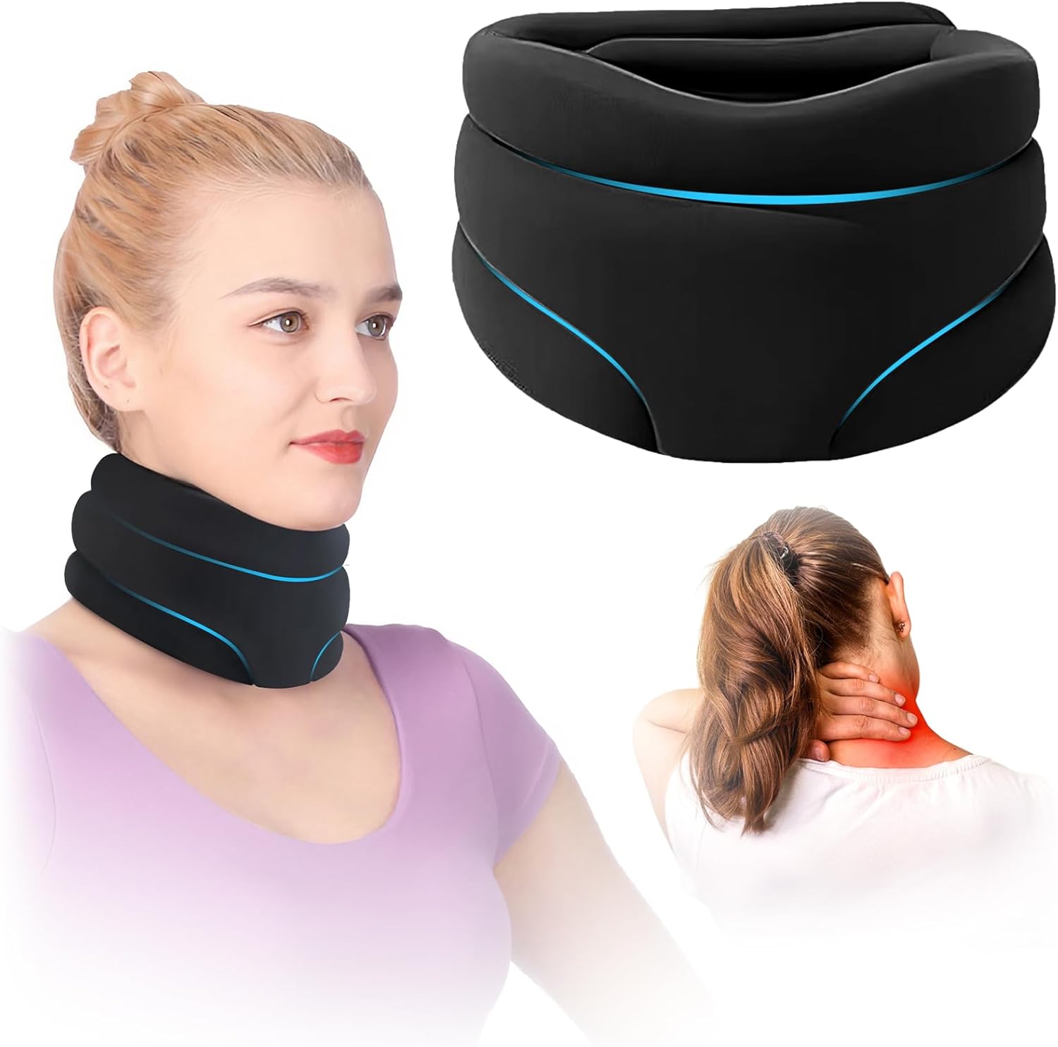 Amazon.com: ROSROSE Neck Brace, Cervicorrect Neck Brace by Healthy Lab ...