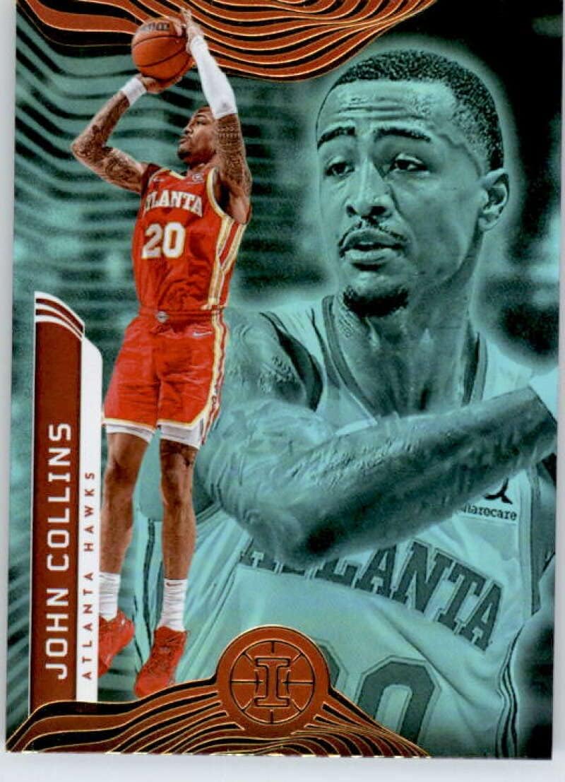 Amazon.com: 2021-22 Panini Illusions #53 John Collins Atlanta Hawks ...