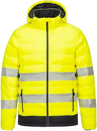 Portwest Mens Ultrasonic Hi-Vis Heated Jacket (3XL) (Yellow/Black ...