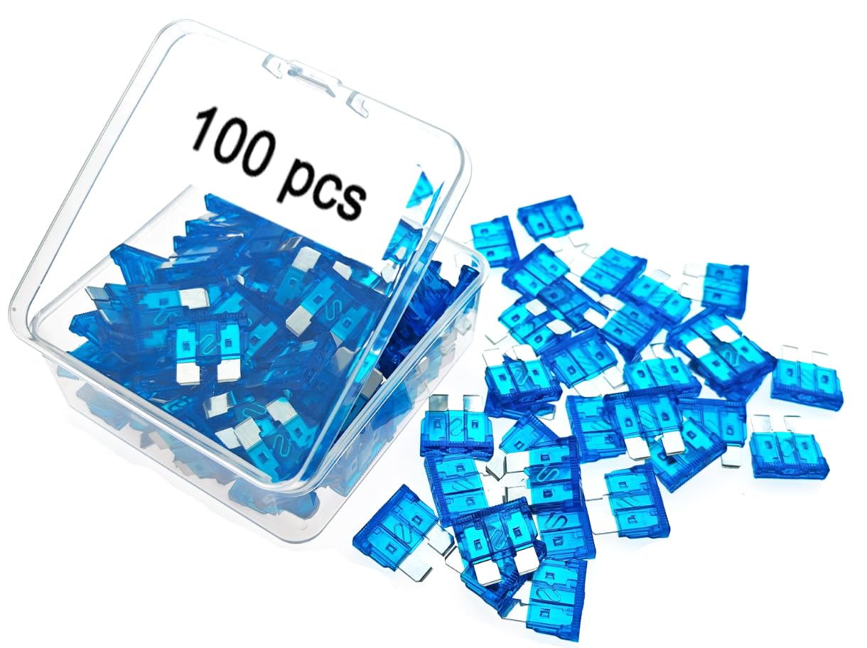 Amazon.com: (100 Pcs) 15 Amp, 15A Standard Blade Fuse, 15A Standard Car ...