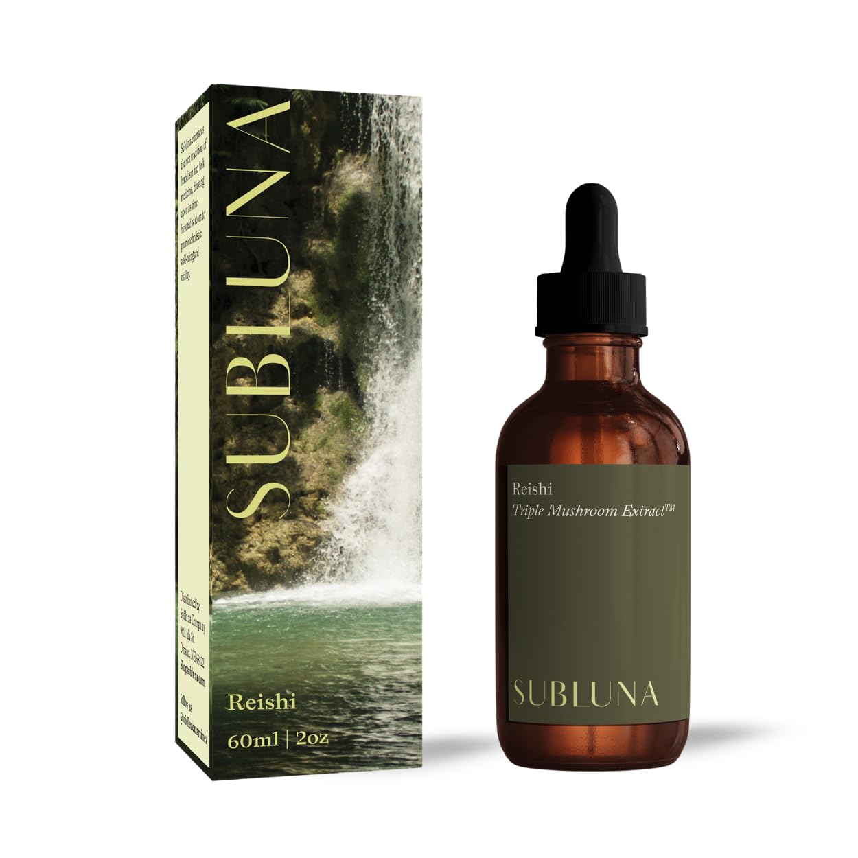 Amazon.com: SUBLUNA Reishi Mushroom Triple Extract Tincture – Immune ...