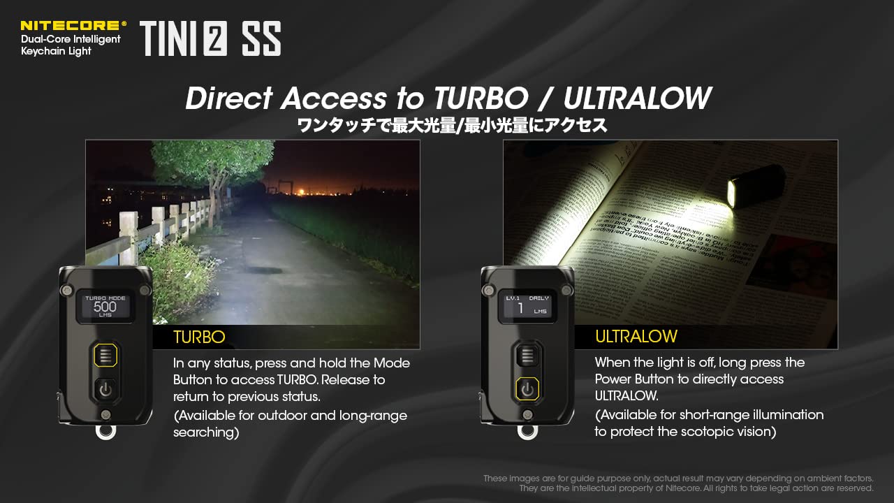 Amazon.co.jp: NITECORE TINI2 ss ステンレスボディ 超小型軽量多機能