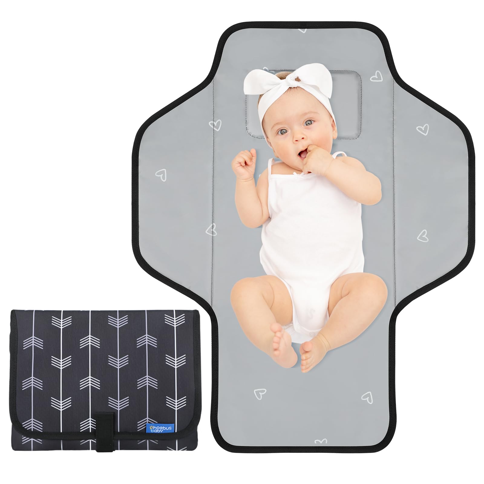 Amazon.com : Baby Portable Changing Pad Travel - Waterproof Compact ...