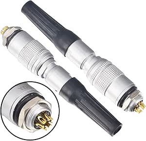 Amazon.com: Push Pull Circular Connector 8mm 6pin XLR Plug Aviation ...