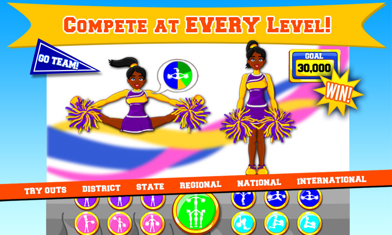 Just Cheer! All Star Cheerleader Game - Play Free Cheerleading & Dance ...
