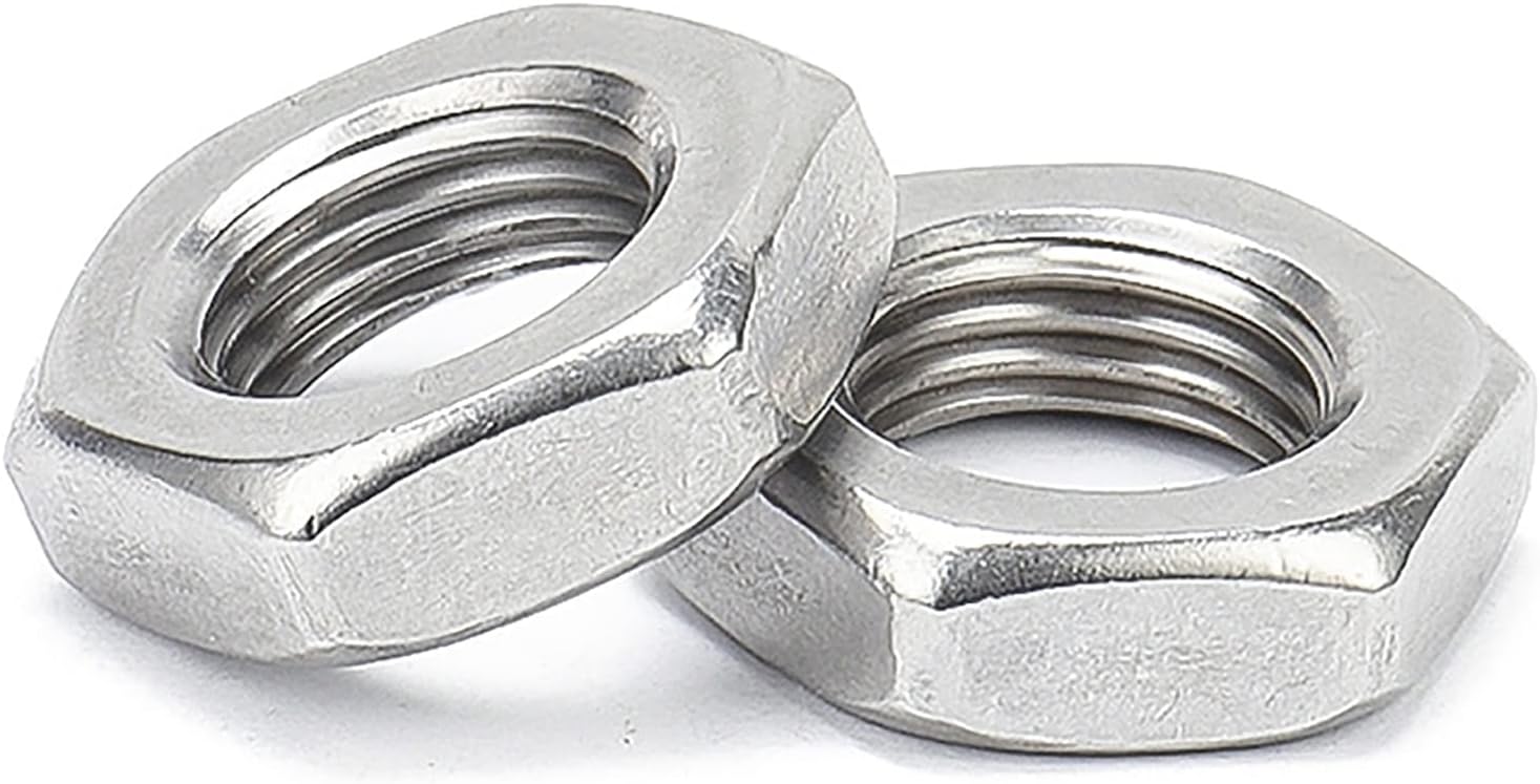 Amazon.com: Hex Left Nut Thin Fine Female Screw M6 M8 M10 M12 M14 M16 ...