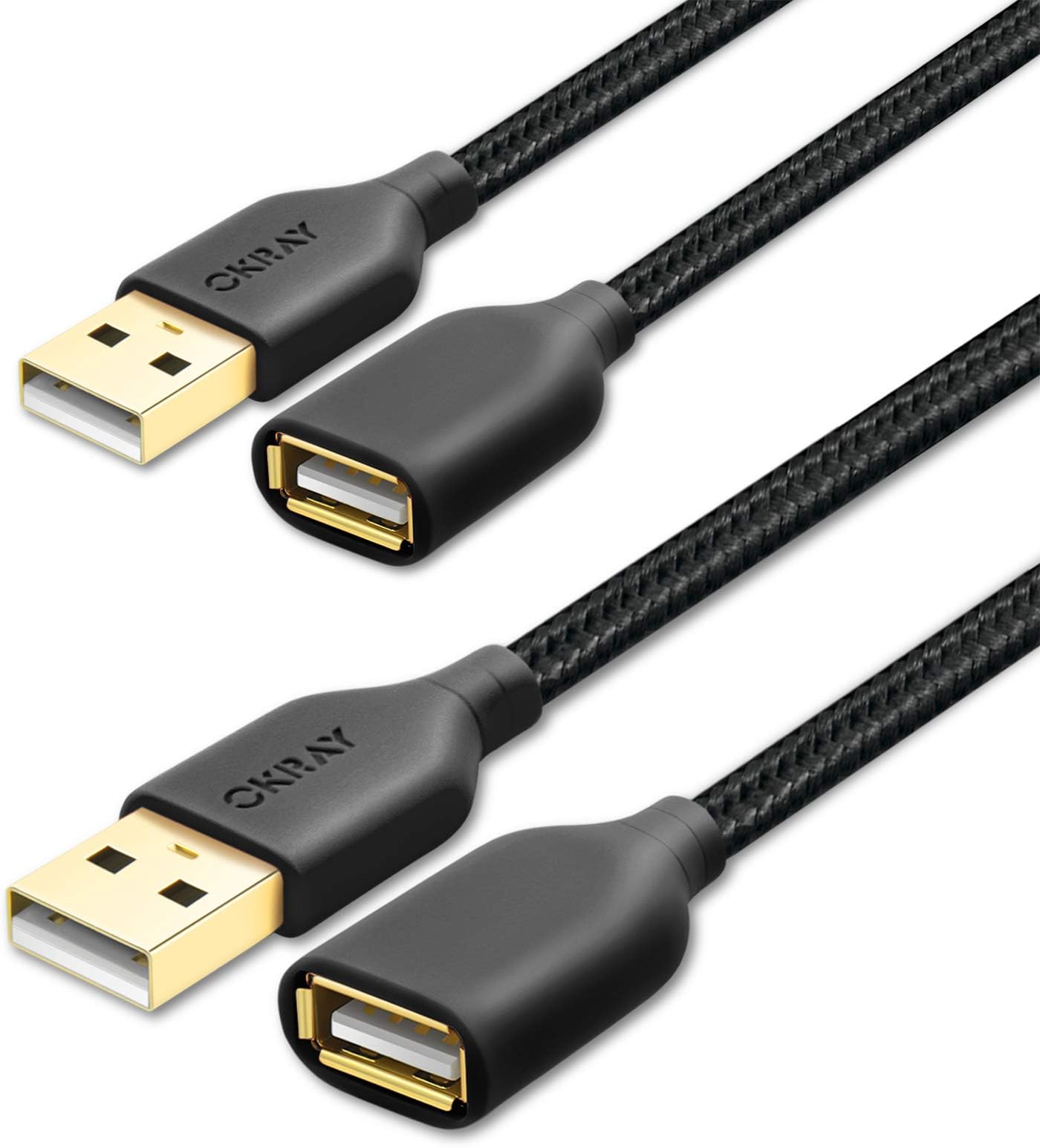 Amazon.com: Tan QY USB 3.0 Extension Cable 6Ft, USB 3.0 High Speed ...