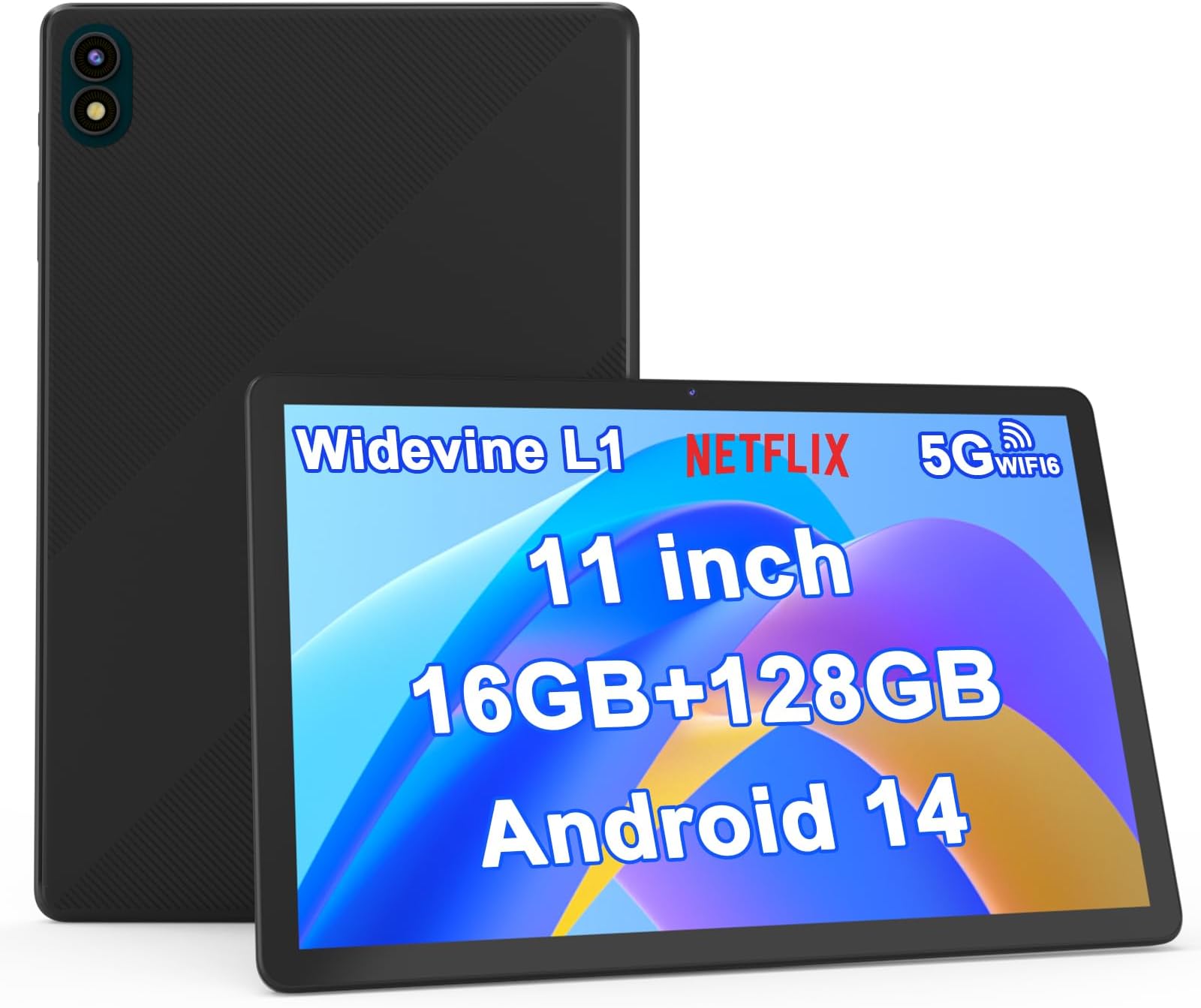 Tablet de 11 polegadas, 16 GB + 128 GB, tablet Android 14, expansível ...