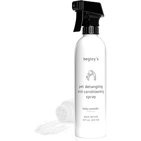 Amazon.com : Begley's Natural Pet Detangling Spray - Premium Essential ...