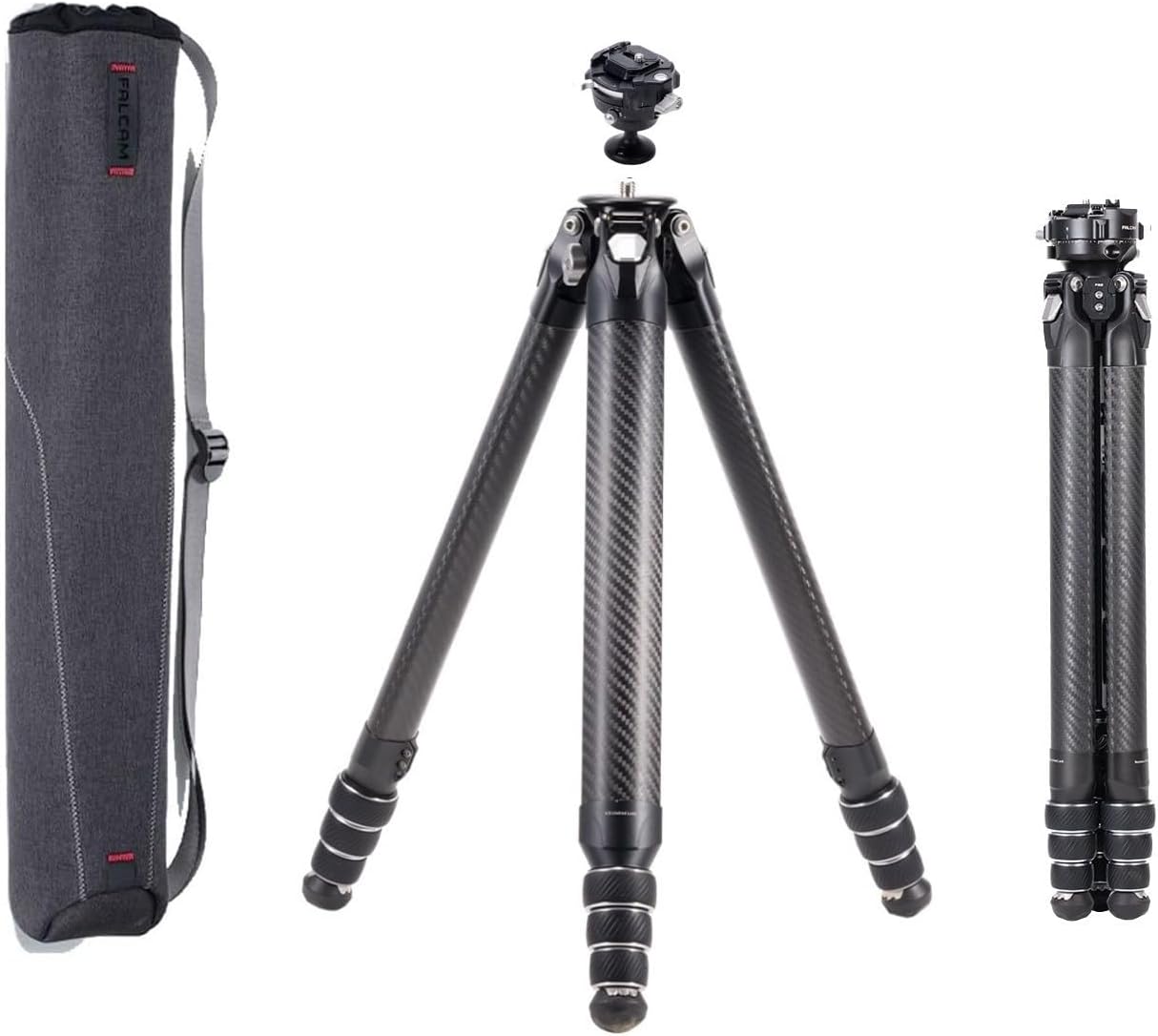 Amazon.com : Falcam TreeRoot F38 Pro 61" Carbon Fiber Tripod,Quick Lock ...