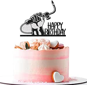 Amazon.com: MFULHUBA Welder Happy Birthday Cake Topper, Welding ...