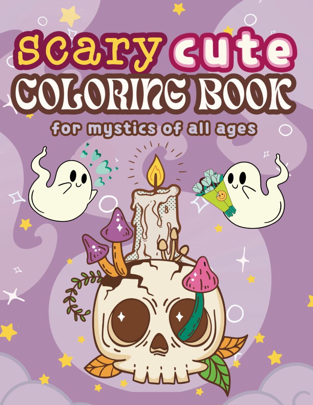 Amazon.com: Scary Cute Halloween Coloring Book for Kids and Adults ...