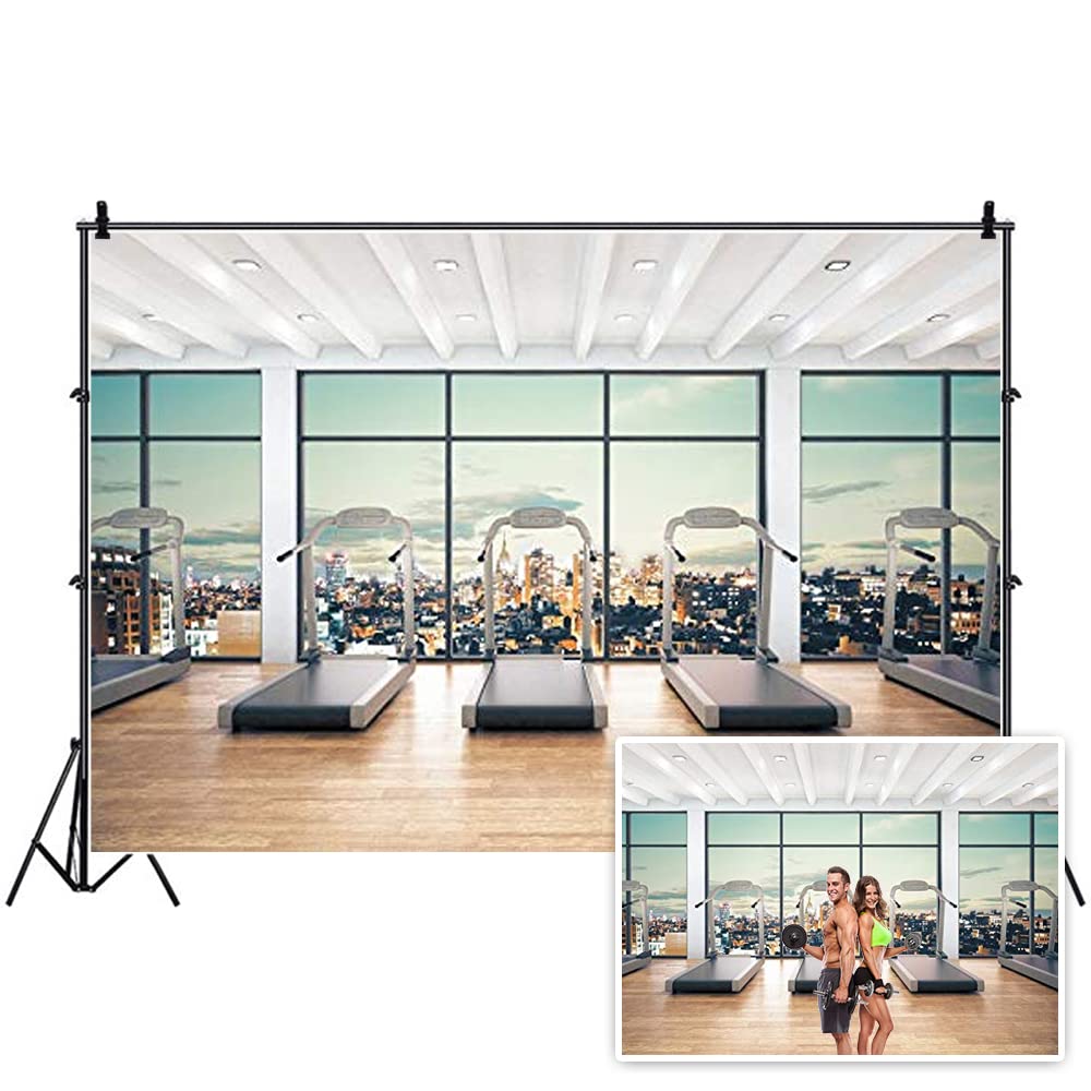 Modern Interior Gym Interior Backdrop Gym Treadmills Backdrops Sports ...