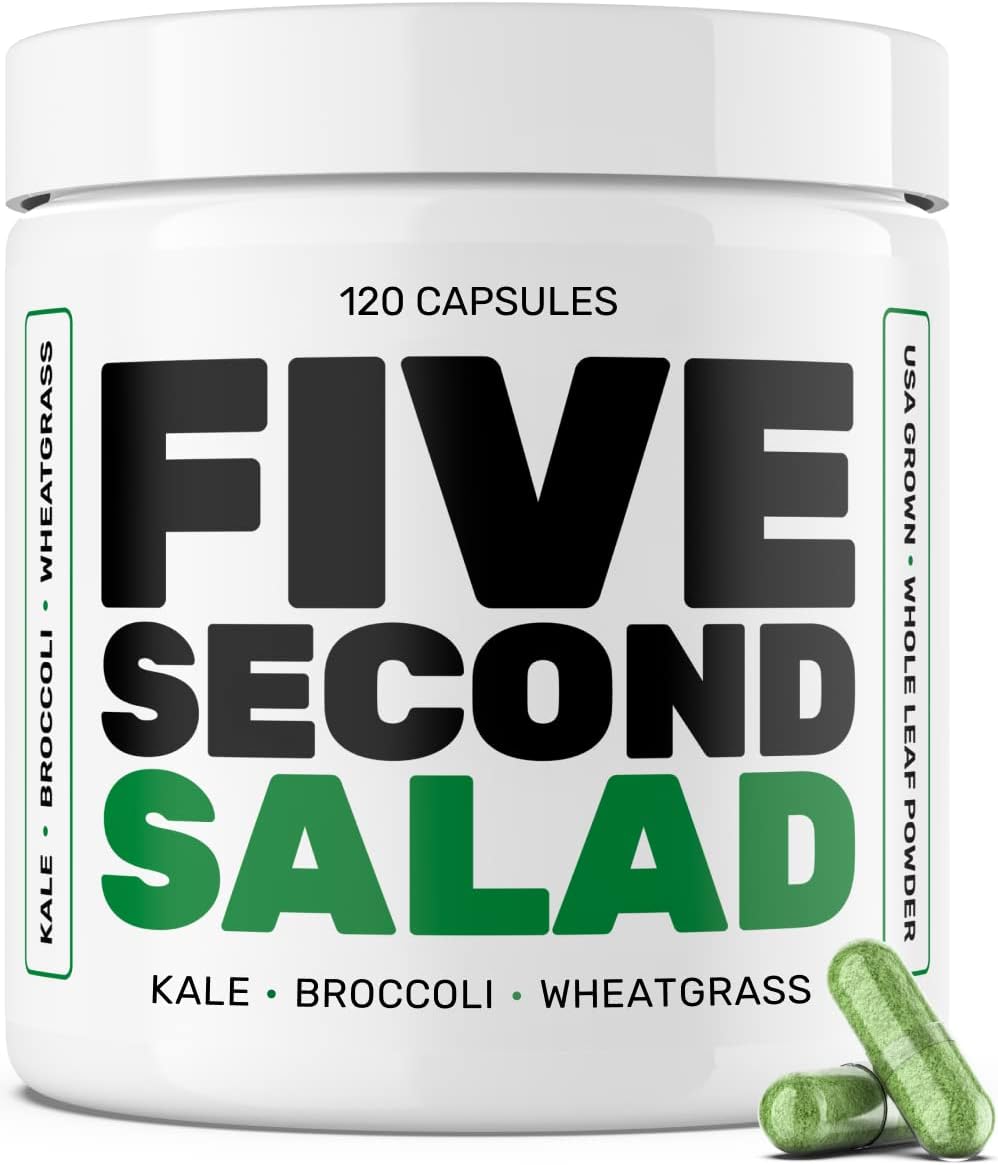 Amazon.com: 5 Second Salad, Organic, USA Grown, Kale, Broccoli ...