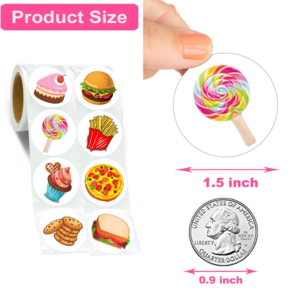 Personalized Nanna Gifts 600 Pcs Treats & Sweets Stickers - 16 Designs ...