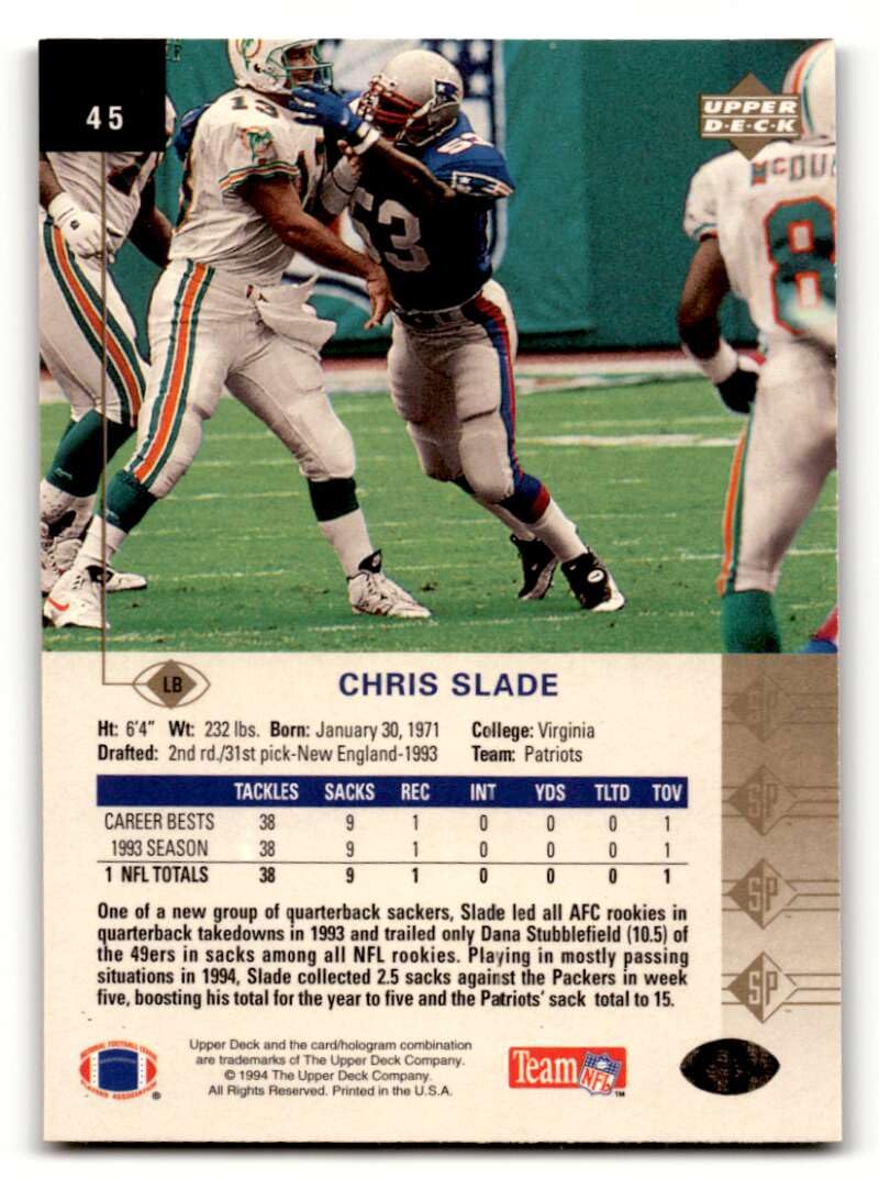 Chris Slade Football Player