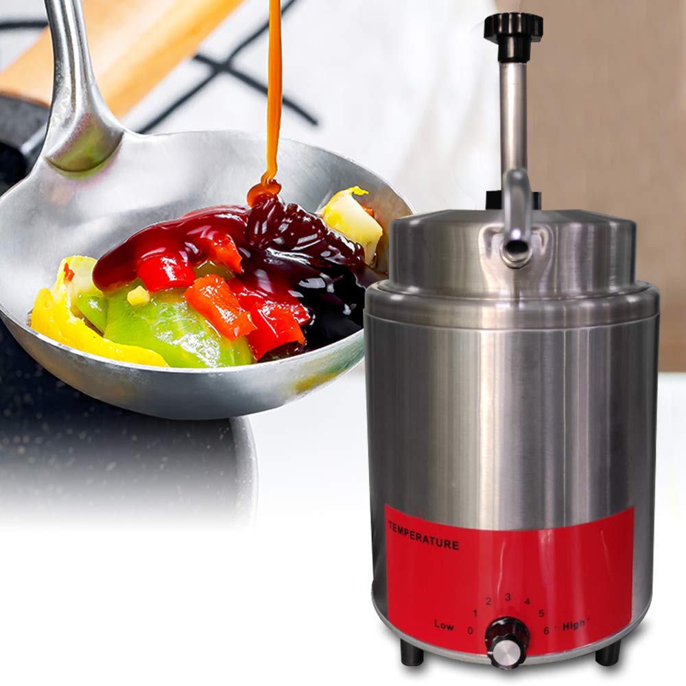 Amazon.com: HETEPPTR Commercial Electric Nacho Cheese Dispenser 500W 3. ...