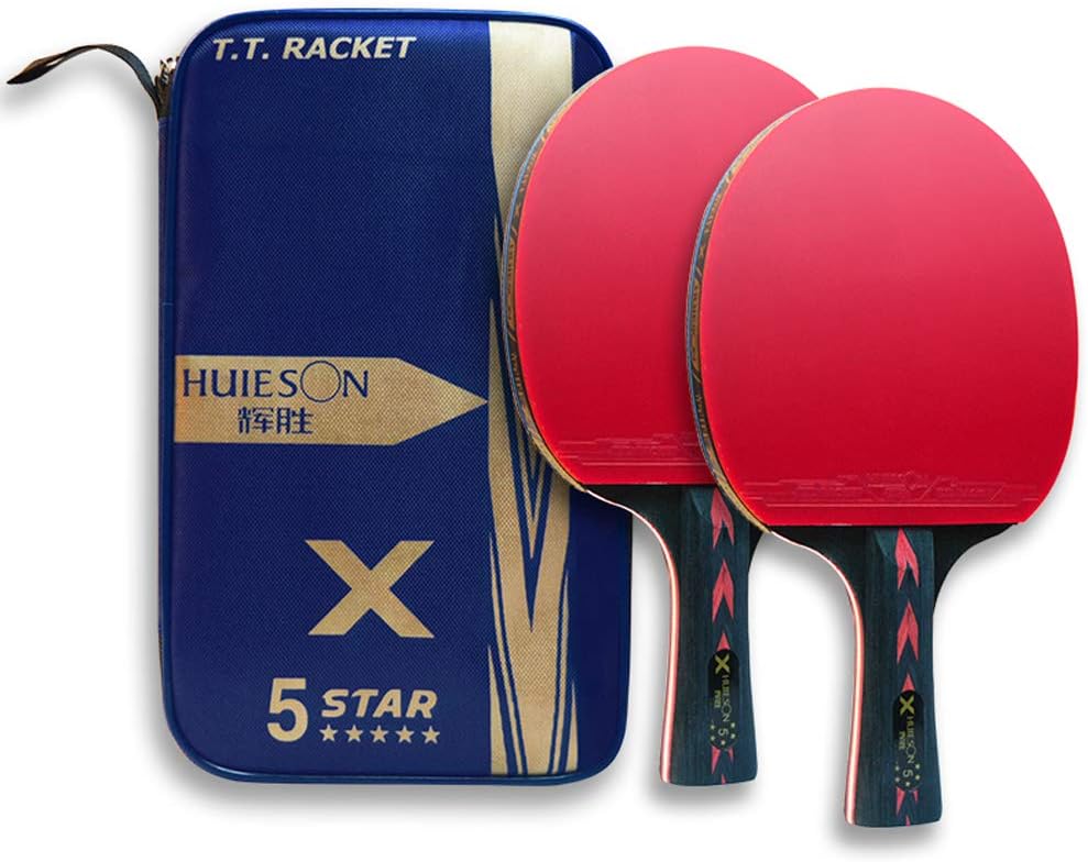 5 Star Professional Ping Pong Paddle Advanced Training Table Tennis ...